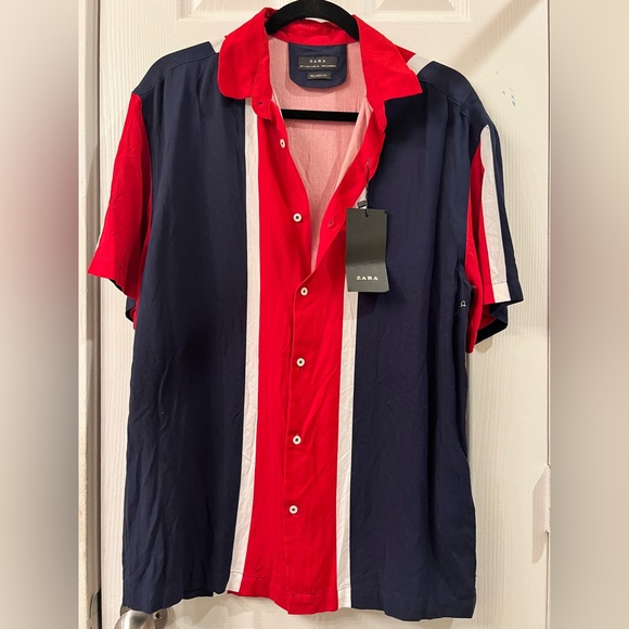 Zara | Shirts | Zara Relaxed Fix Stripped Shirt | Poshmark